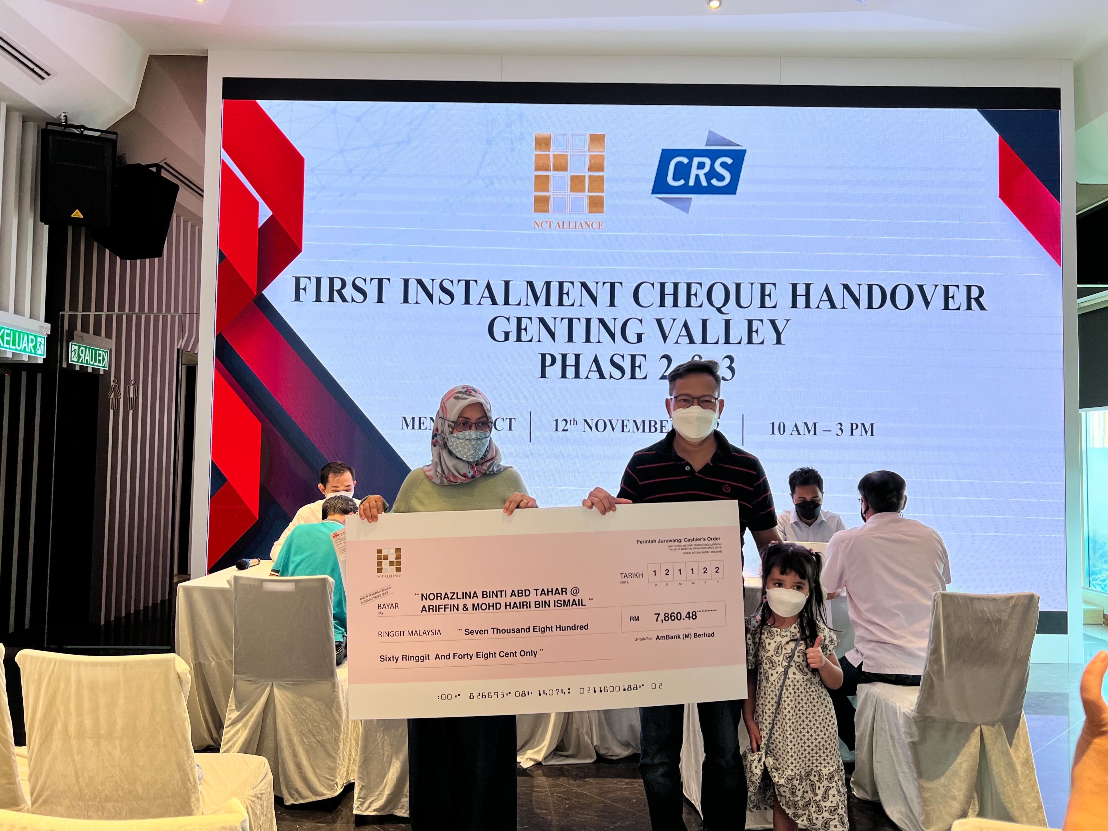 Genting Valley Phase 2&3 Cheque Handover